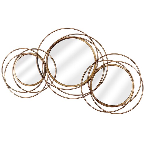 Espejo de Pared Redondo Círculos-Aros Mideko