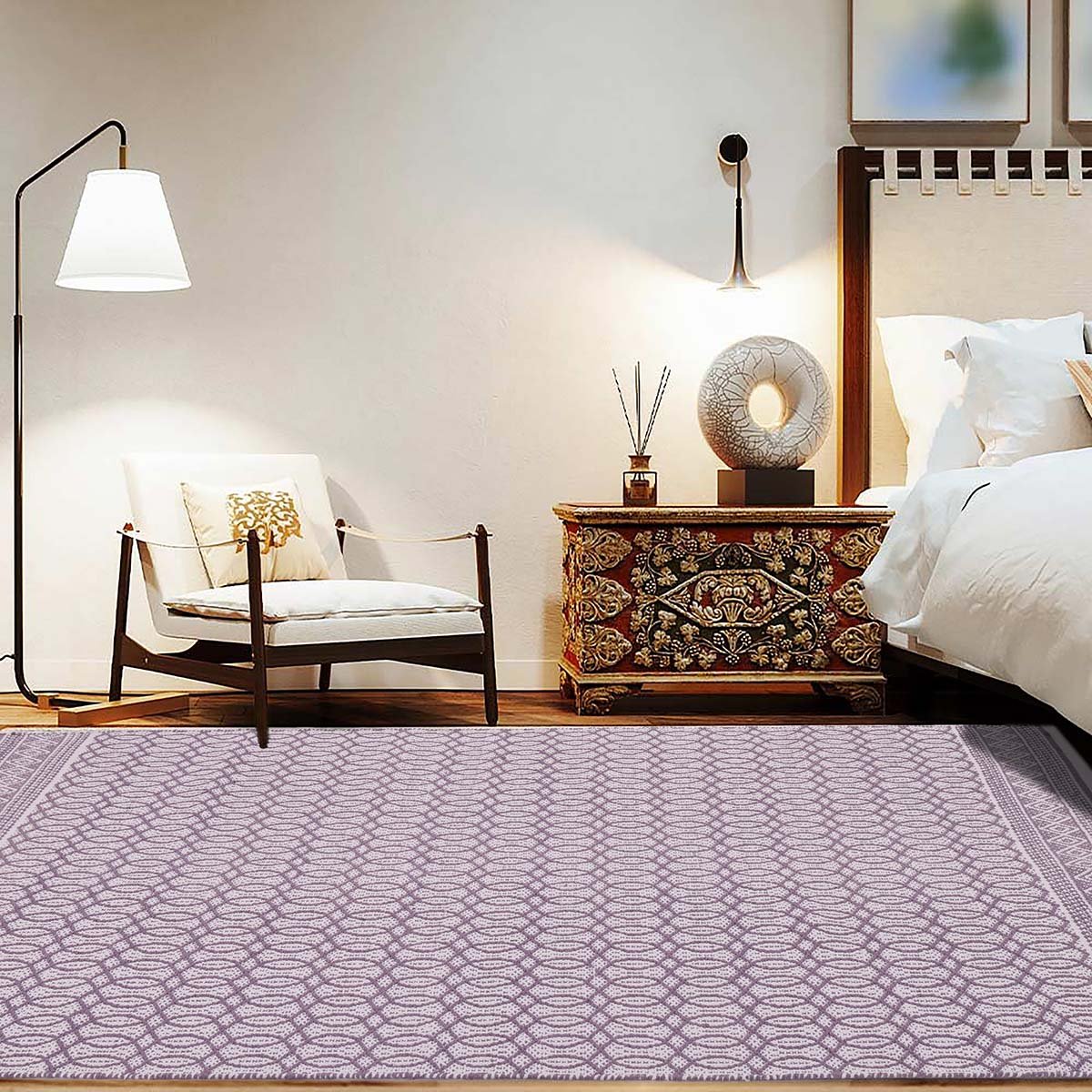 Tapete Home & Details Espiral Morado 120X170 Cm