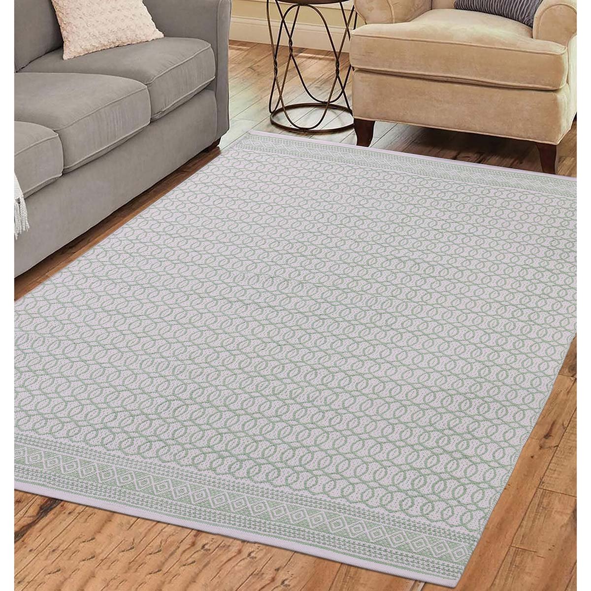 Tapete Home & Details Espiral Verde 160X230 Cm