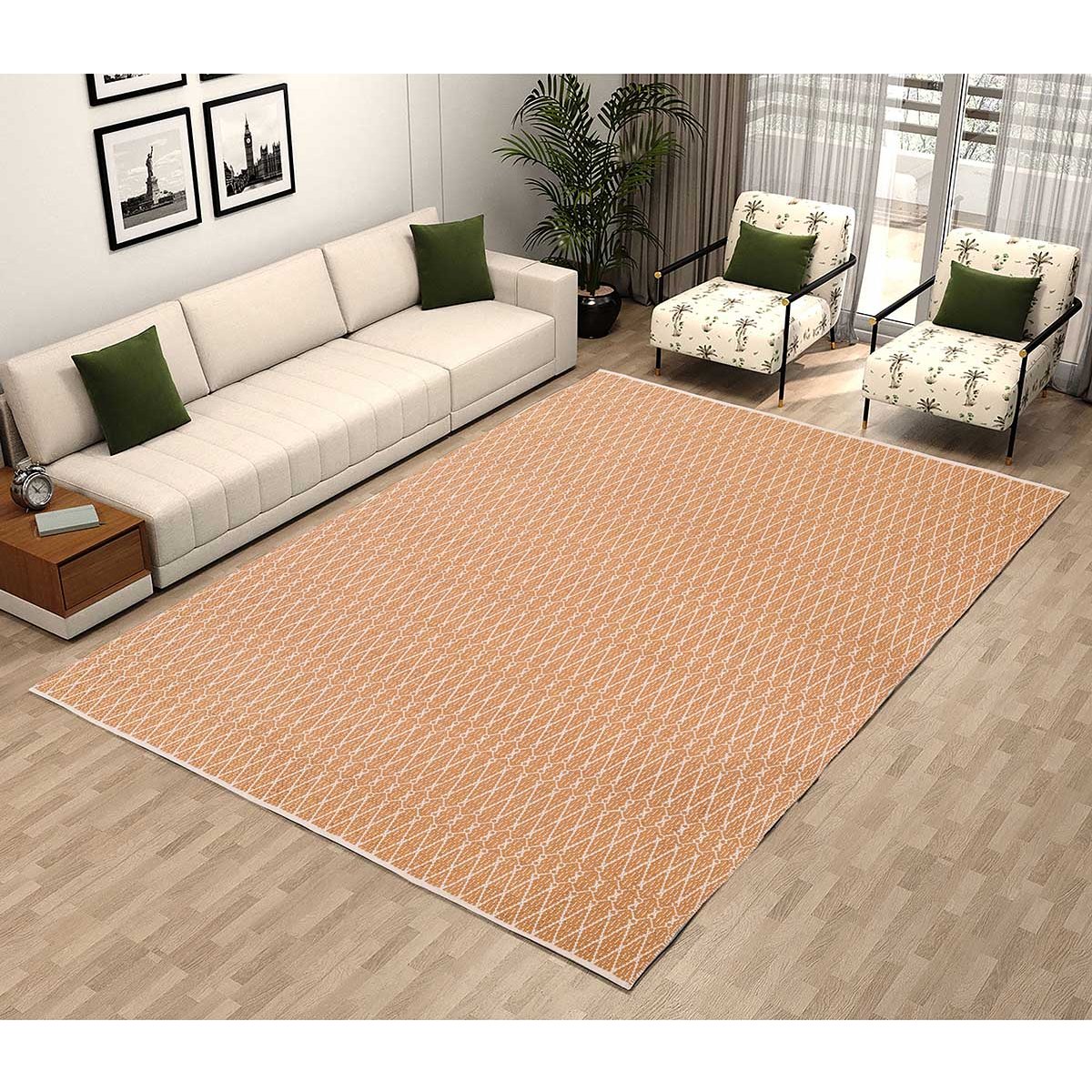 Tapete Home & Details Redes Café Claro 200X300 Cm