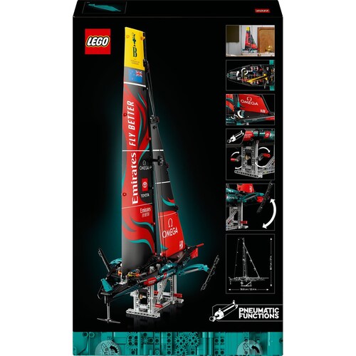 Technic Yate Emirates Team New Zealand Ac75 42174 Lego