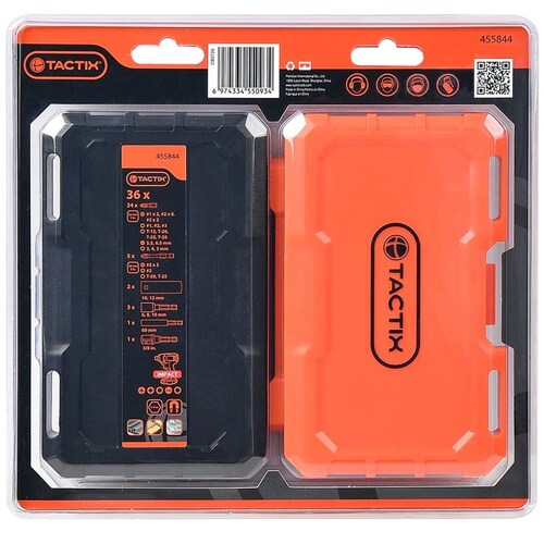 Juego de 36 Puntas de Impacto Tactix