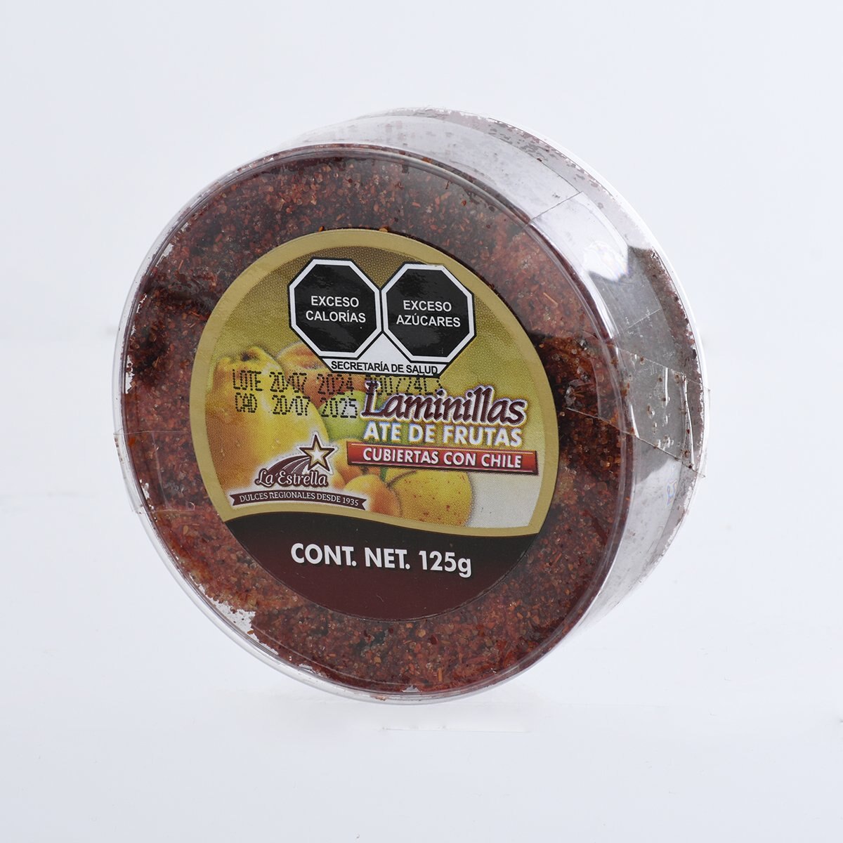 Polvera Laminilla de Ate con Chile 125 Grs