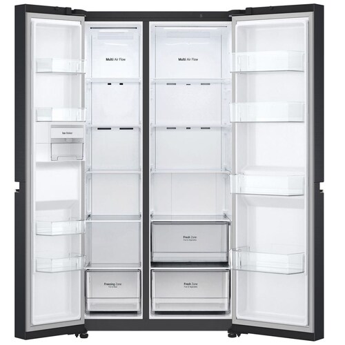 Refrigerador Lg Dúplex 28P Negro Mate