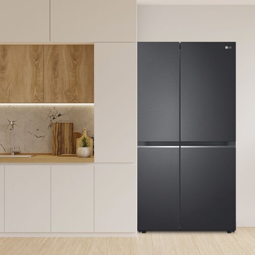 Refrigerador Lg Dúplex 28P Negro Mate