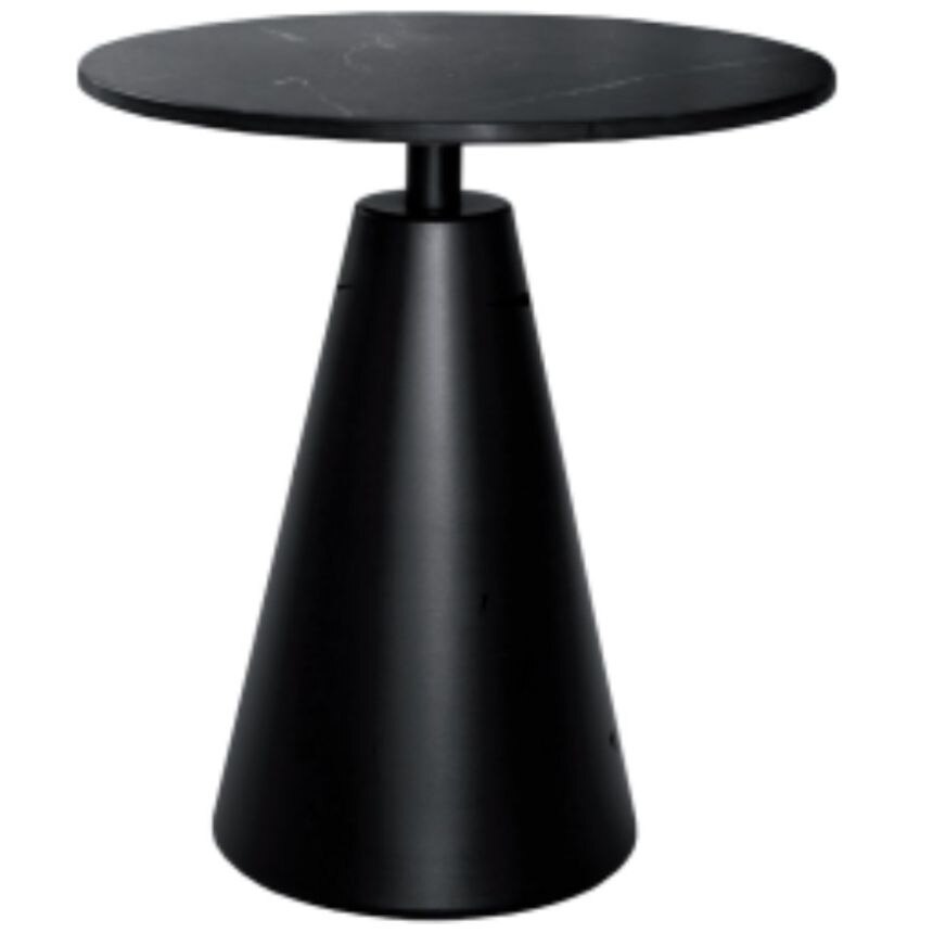 Mesa Ocasional Edna Stone Negra Piccola