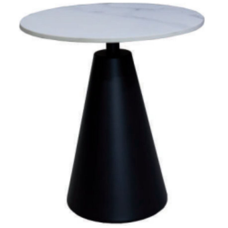 Mesa Ocasional Edna Stone Blanca Piccola