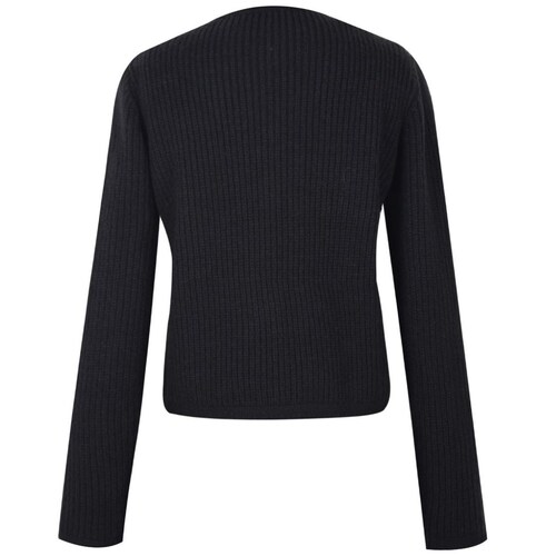 Suéter Abierto con Botones Dorados para Mujer Elle