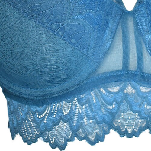 Brasier de Encaje Banda con Transparencia Vicky Form para Mujer