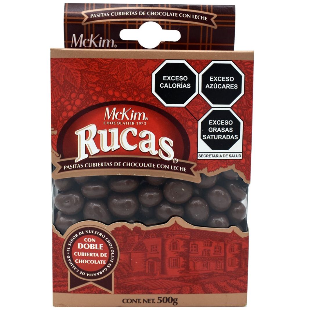 Estuche de Pasitas con Chocolate / Rucas 500 Gr Mckim