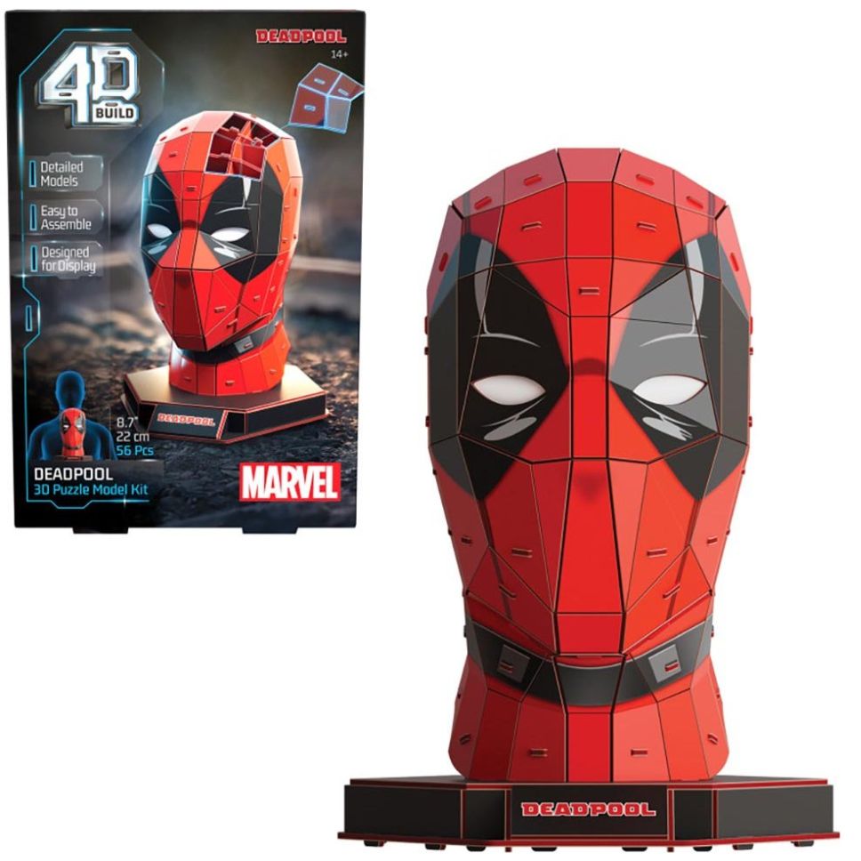 Rompecabezas 4D Máscara Deadpool Spin Master