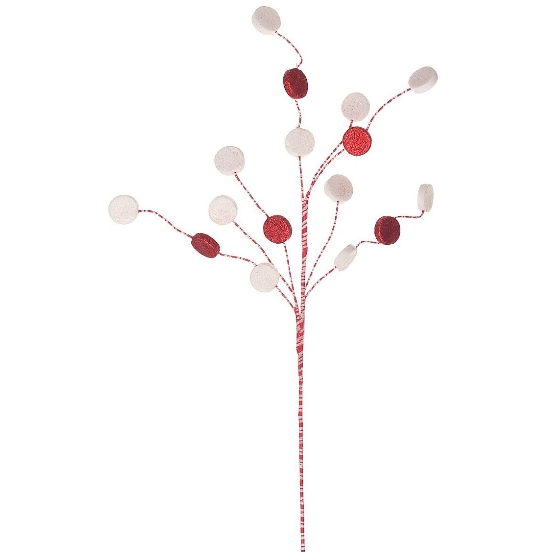 Rama Candy con Discos Rojo Y Blanco 75 Cm Regency