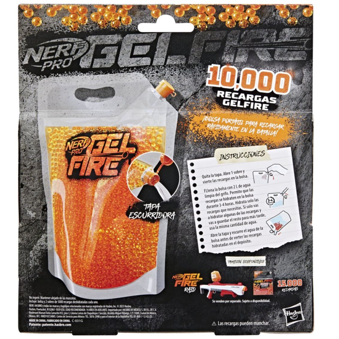 Nerf Gelfire Bag Refill 10K Hasbro