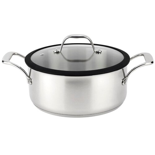 Cacerola 24 Cm Balance Acero Inoxidable Magefesa