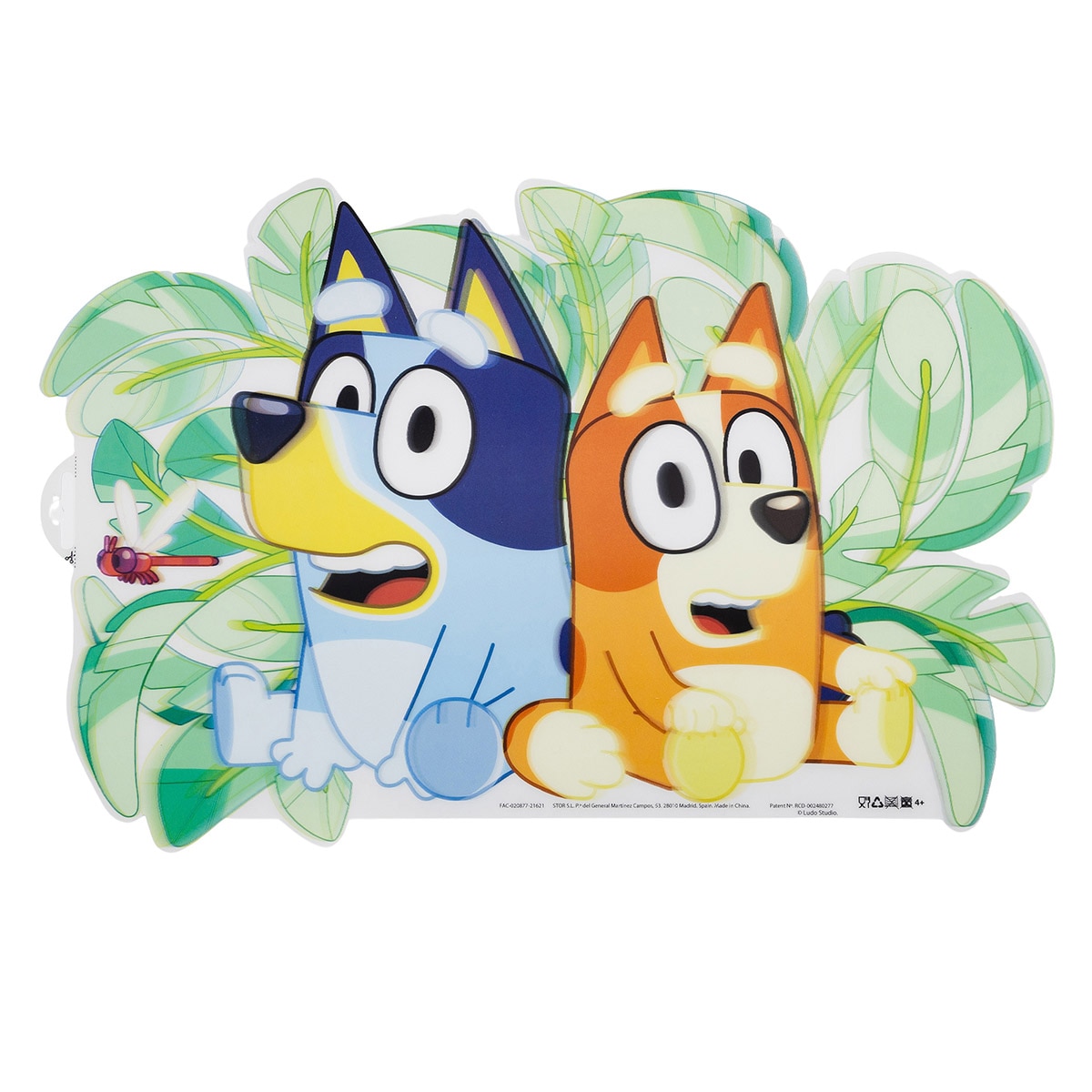 Individual Bluey 44 Cm Verde Bbc