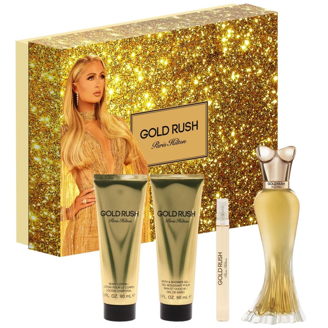 Set Paris Hilton Gold Rush Nacional para Mujer