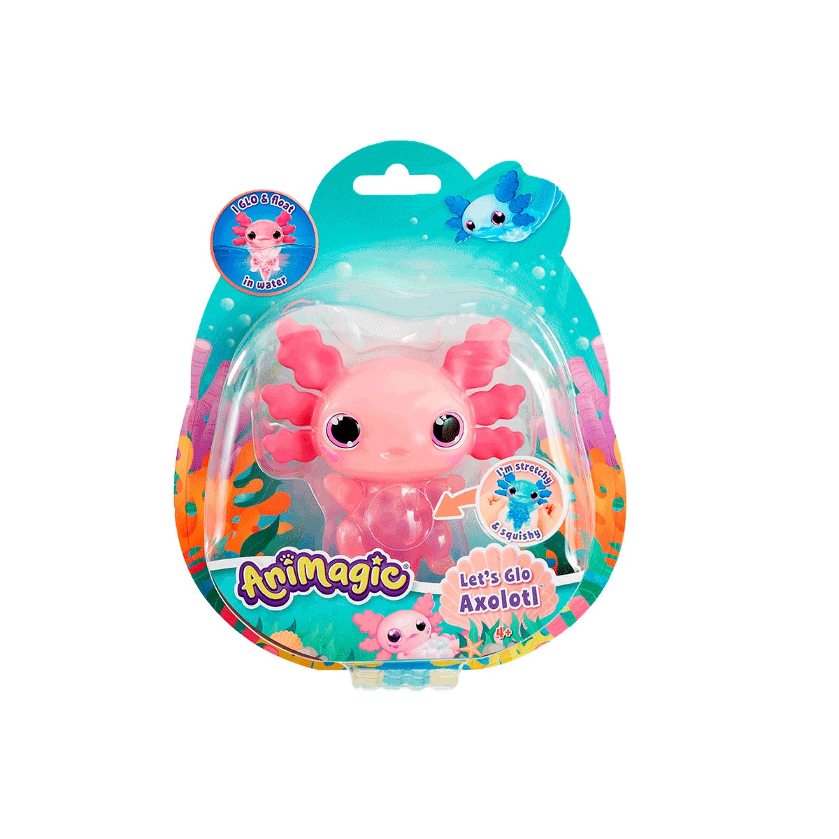 Animagic Axolotl Rosa Goliath