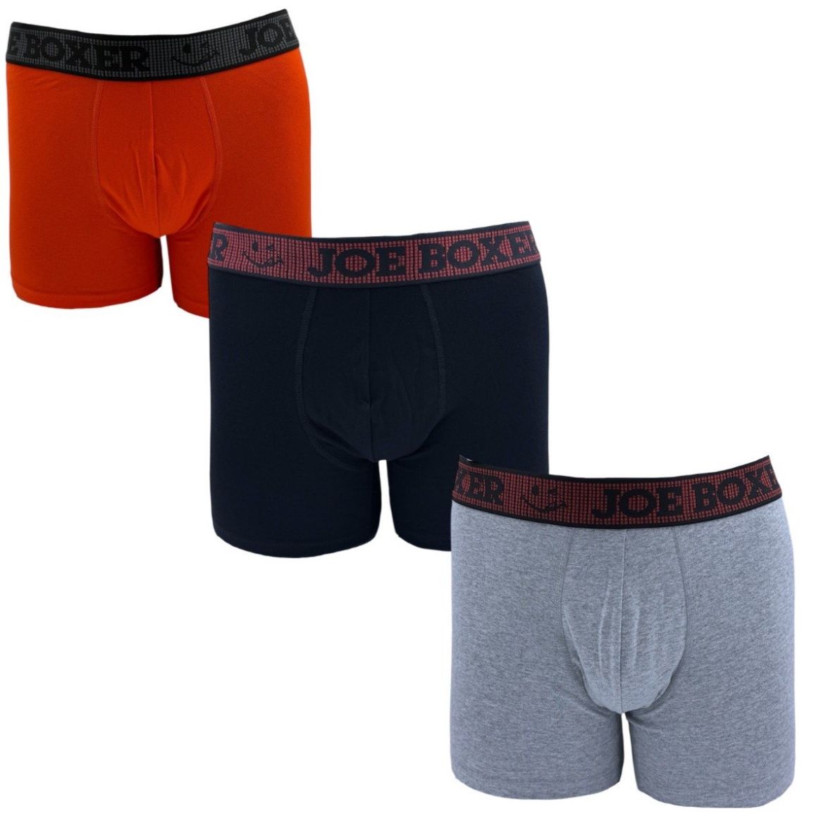 Set Boxer Biker de 3 Piezas para Hombre Joe Boxer