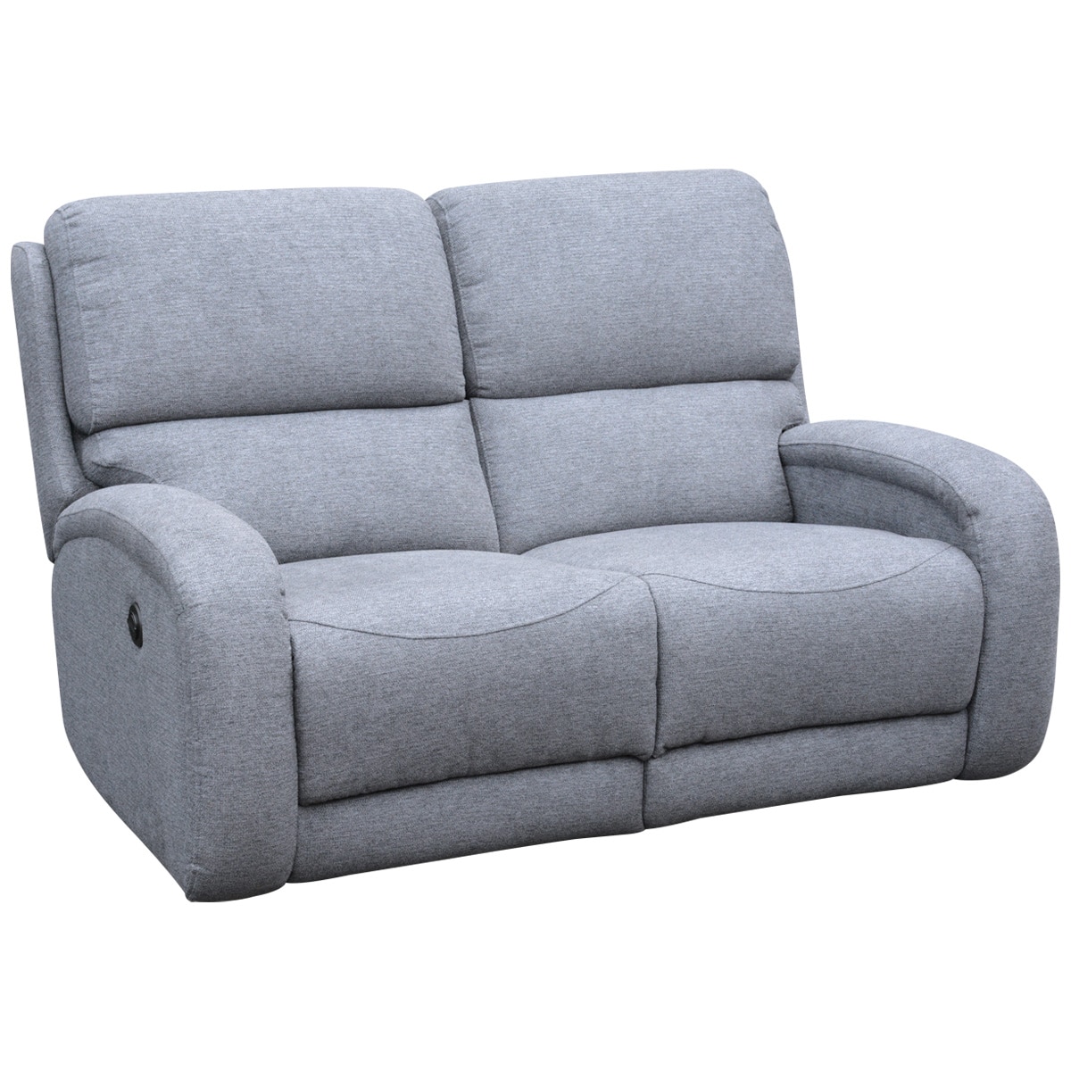 Love Reclinable Eléctrico en Tela Gris Distinción