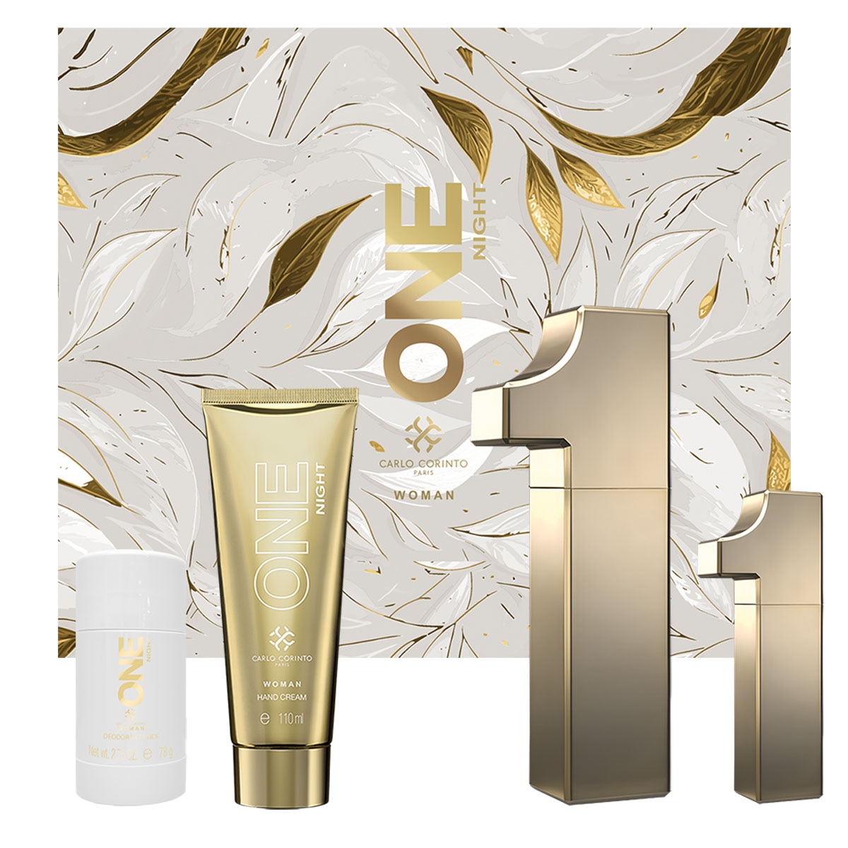 Estuche Eau de Parfum Carlo Corinto One Night Woman 100Ml para Mujer