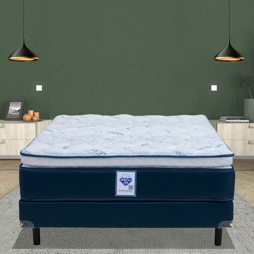 Juego Colchón Más Box Individual Peace Spring Air