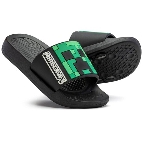 Sandalia Slide Minecraft para Niño