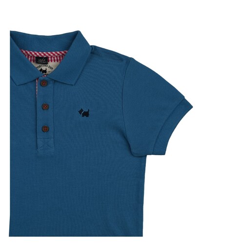 Playera Tipo Polo Ferrioni Manga Corta para Niño