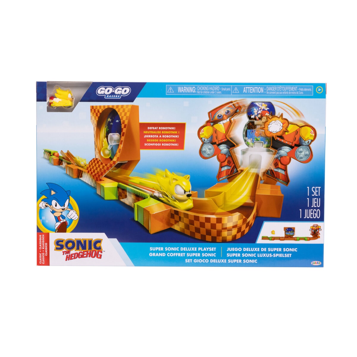 Juego Go Go Racers Deluxe Super Sonic Jakks Pacific