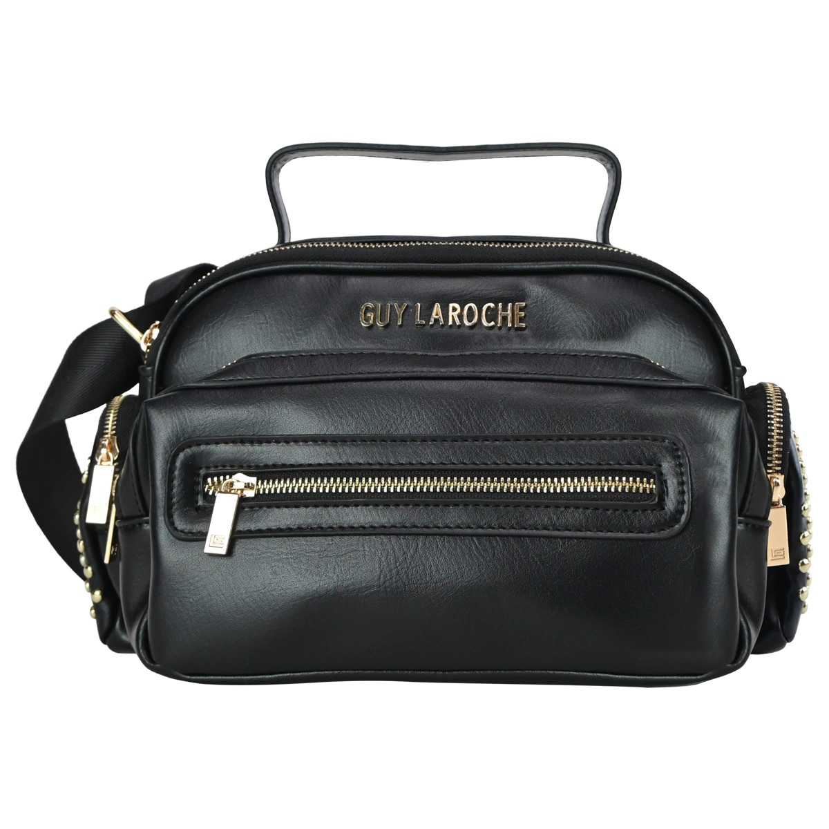 Bolso Satchel Guy Laroche Negro para Mujer
