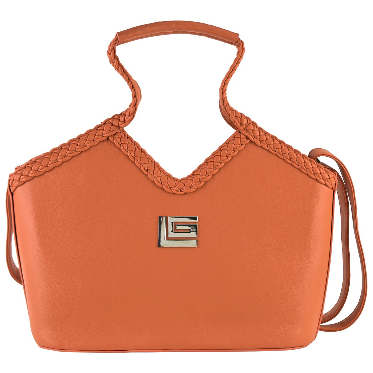 Bolso Satchel Guy Laroche Anaranjado para Mujer