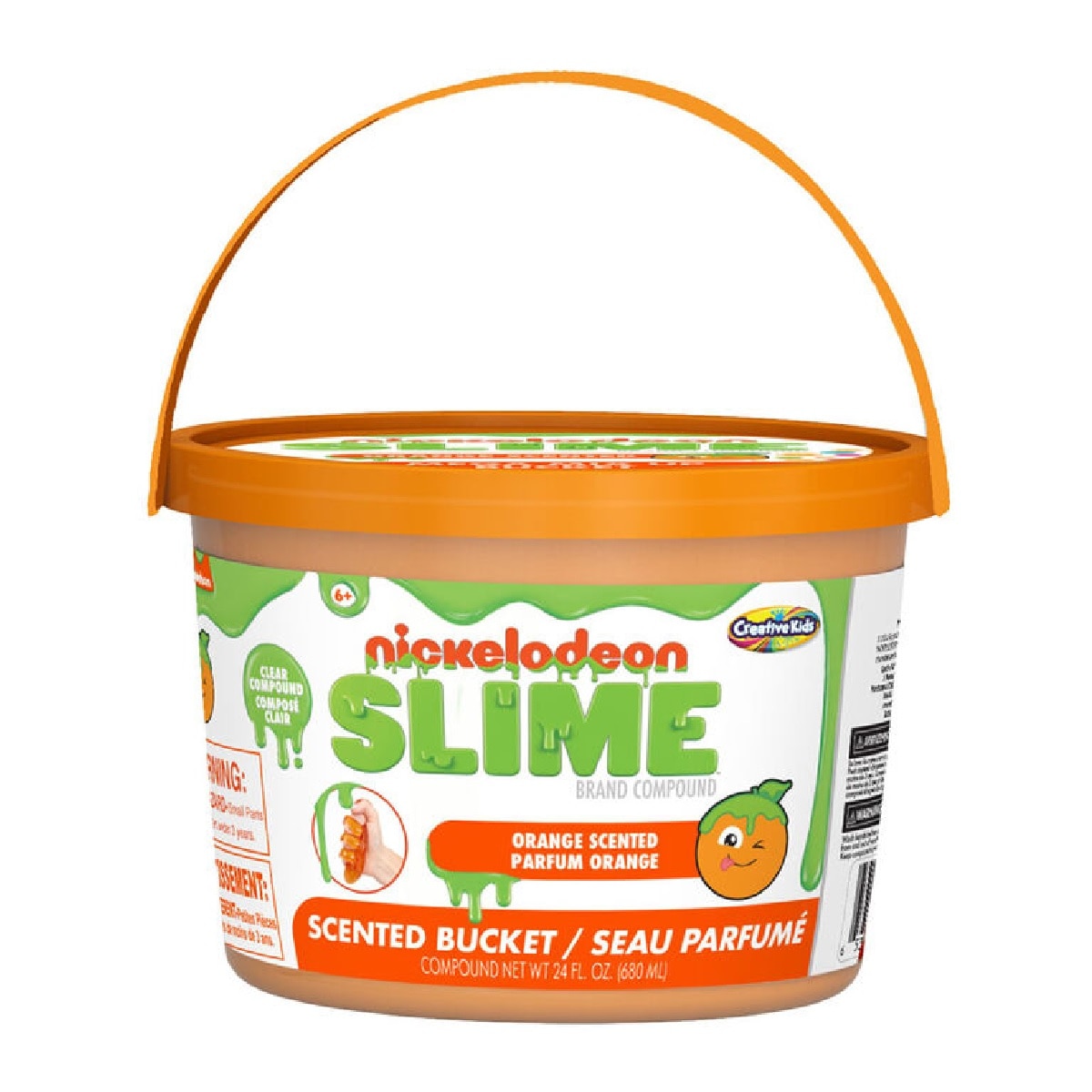Slime Bucket Naranja Nickelodeon