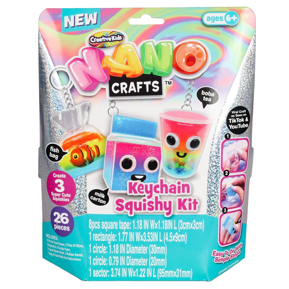 Keychain Squishy Kit Creative Kids