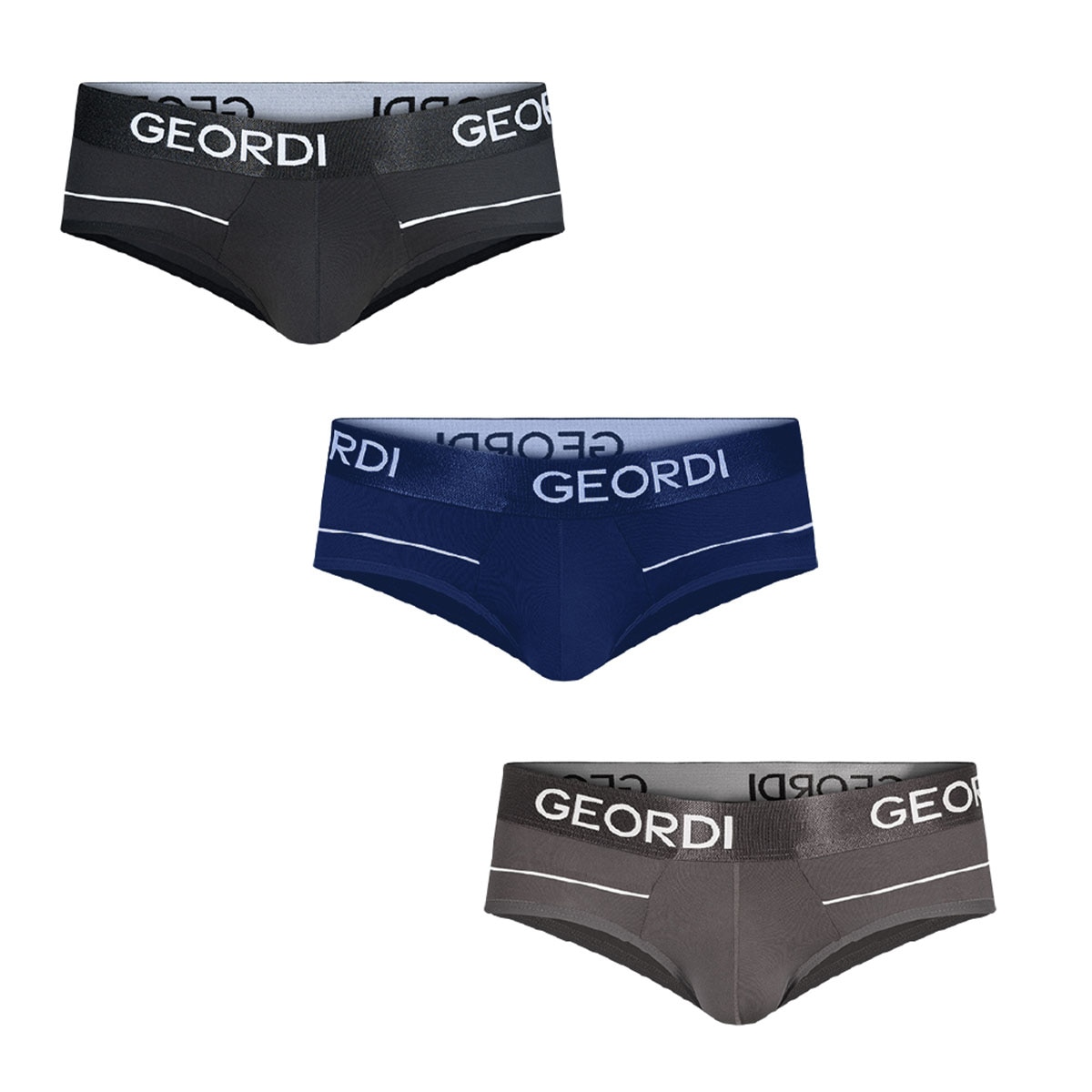 Set 3 Pack Bóxers Geordi para Hombre