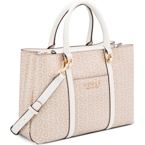 Bolso Guess Satchel Rosa Logo para Mujer