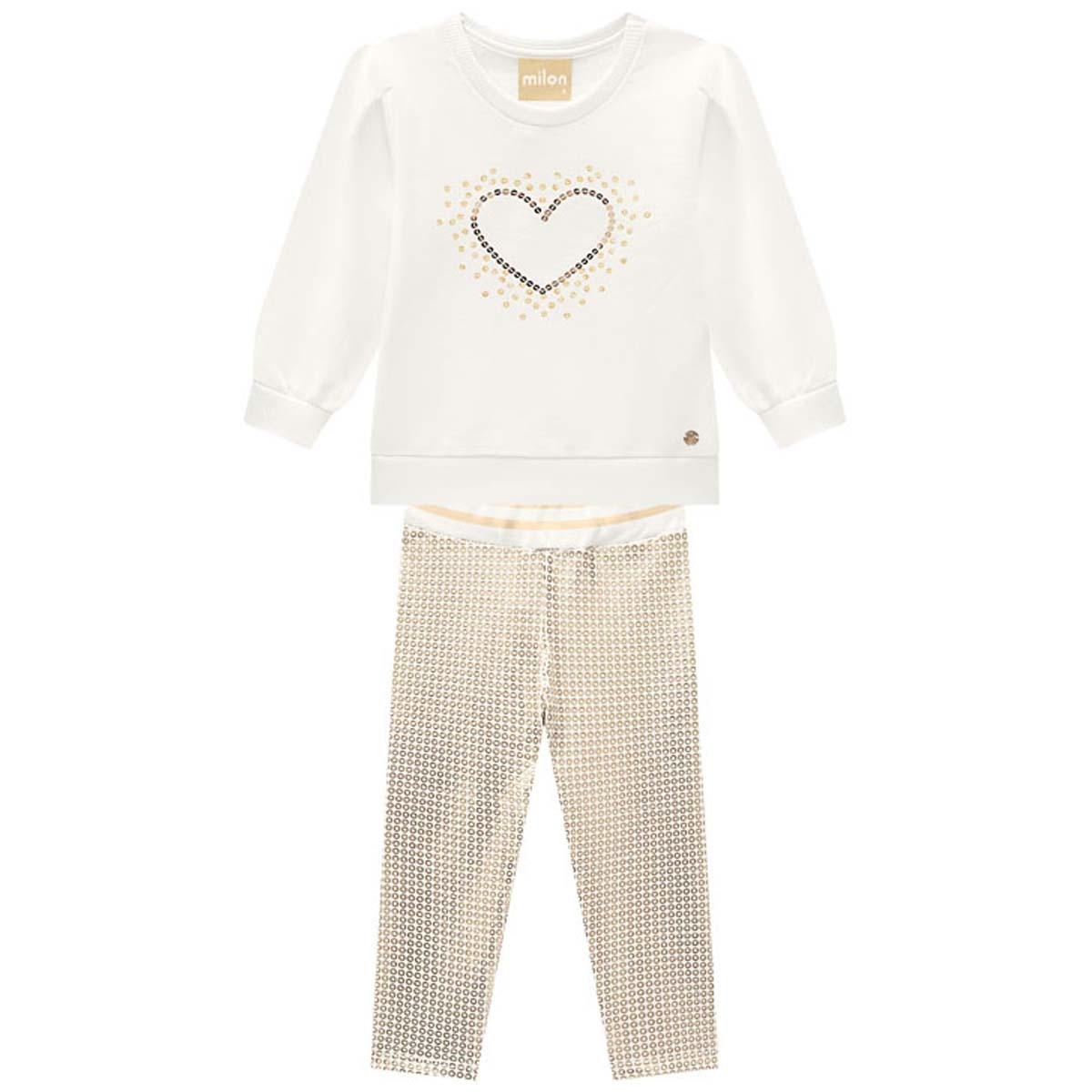 Conjunto de Sudadera y Leggins Milon para Bebé Niña