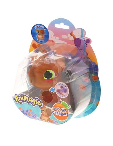 Figura Interactiva Animagic Lets Glo Capybara Brown
