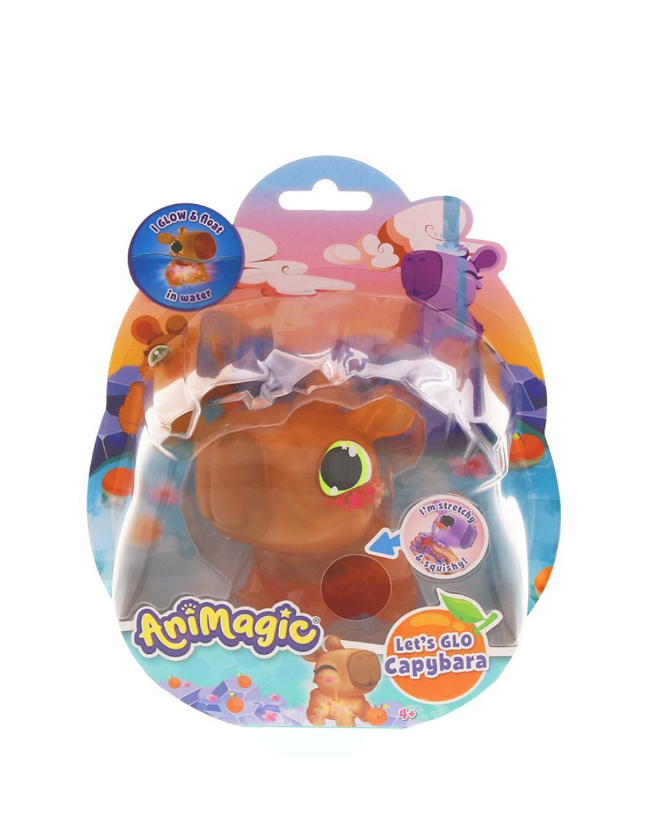 Figura Interactiva Animagic Lets Glo Capybara Brown
