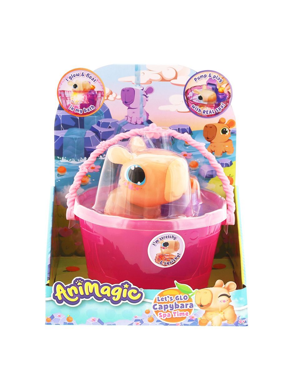 Figura Interactiva Animagic Lets Glo Capybara Spa Time