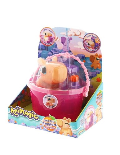 Figura Interactiva Animagic Lets Glo Capybara Spa Time