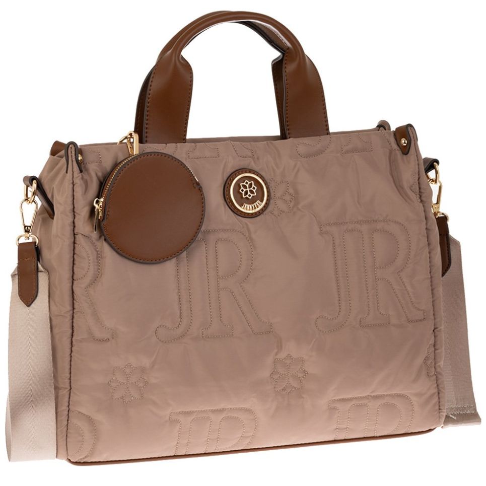 Bolso Tote Jennyfer Beige para Mujer