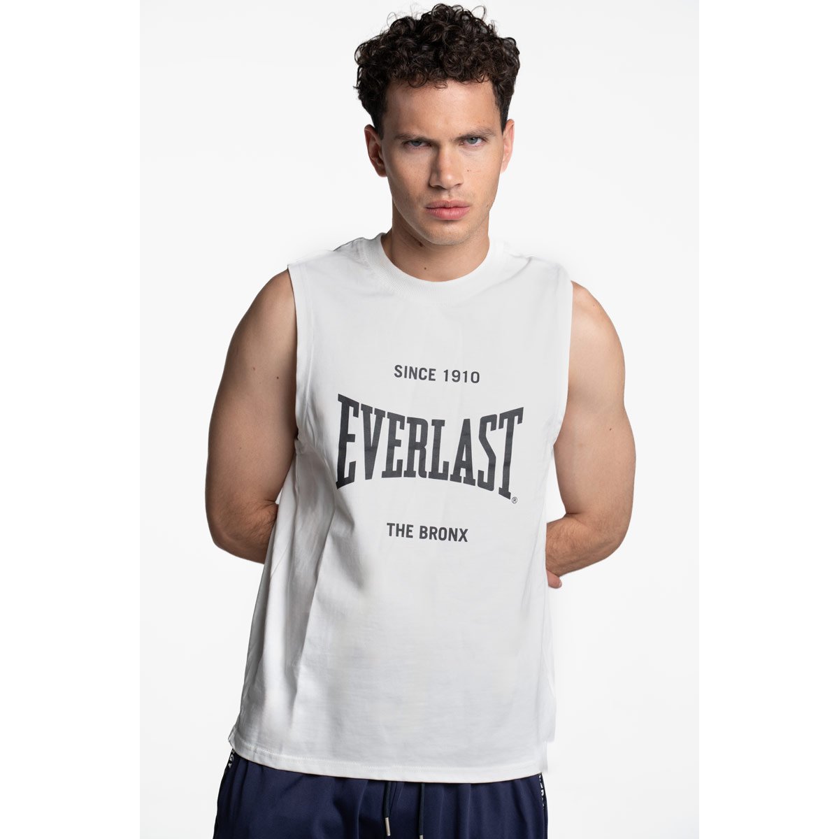 Playera Sin Mangas con Diseño Everlast Regular Fit para Hombre