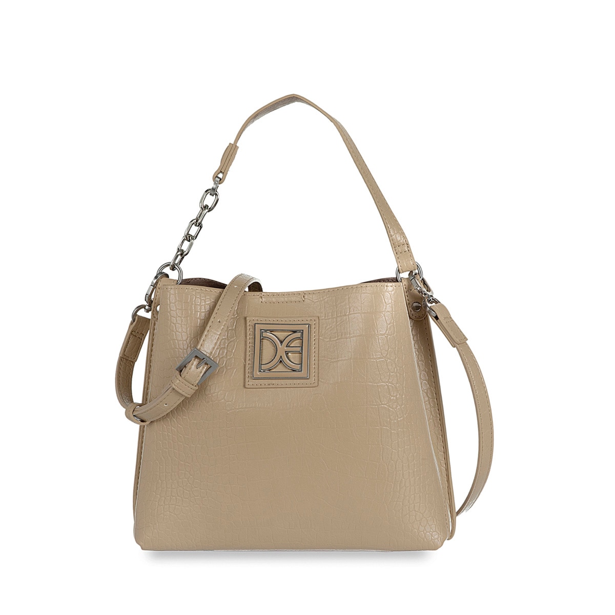 Bolso Cross Body Cloe Beige para Mujer