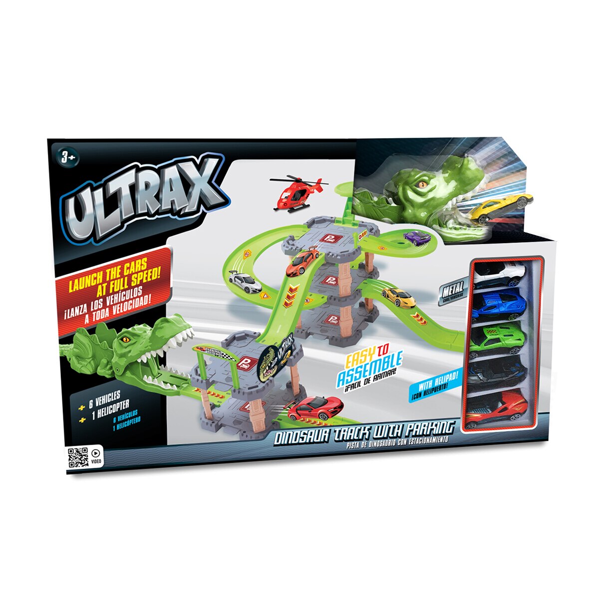 Ultrax Pista de Dinosaurios Catapulta