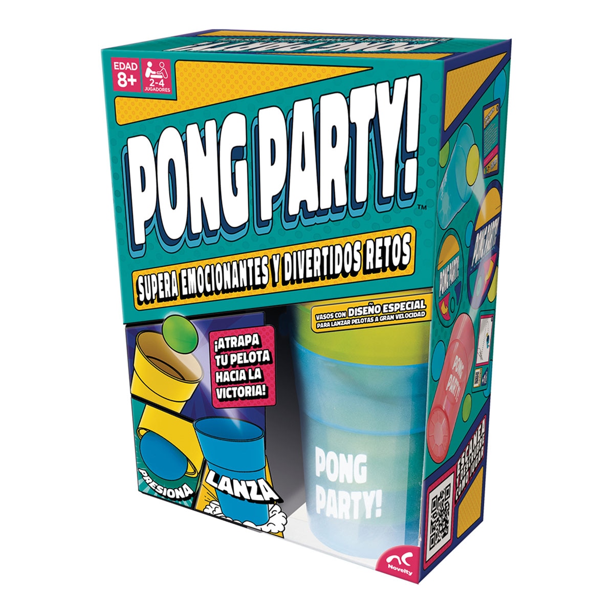 Juegos de Mesa Pong Party Caja Cartón