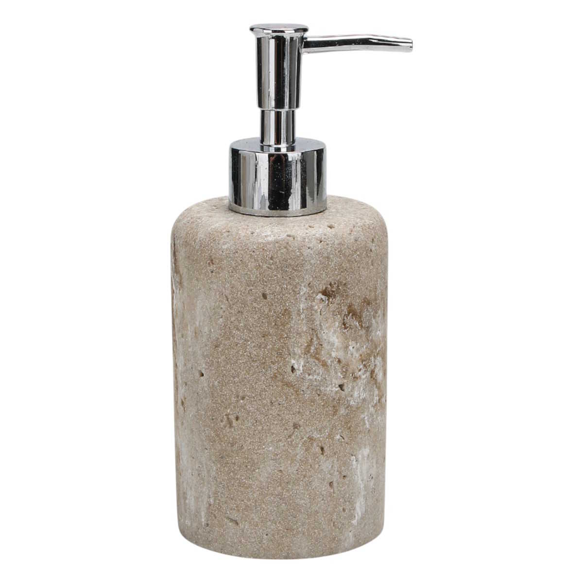 Dosificador Sidney Marmoleado Beige Poliresina Zense