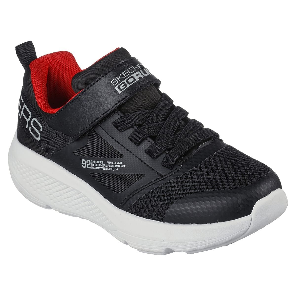 Tenis con Velcro 17-22 Negro Skechers