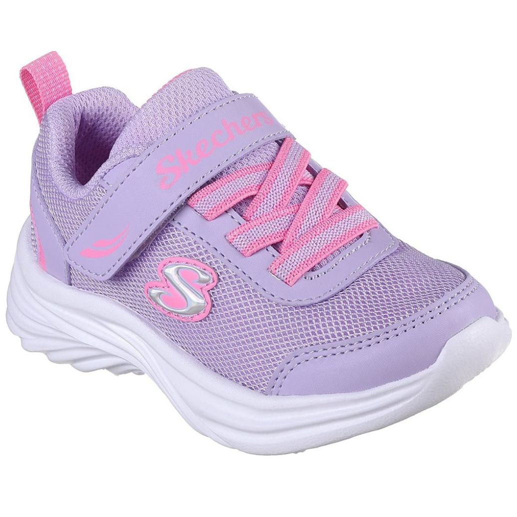 Tenis con Velcro 11-16 Morado Skechers