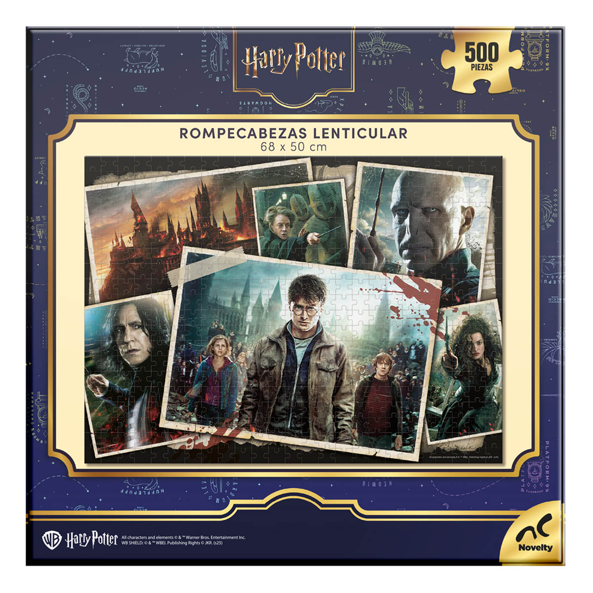 Rc Lenticular Grande Harry Potter 500 Pzas