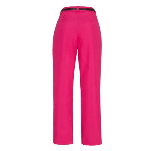 Pantalón Liso con Cinturón Orange Love para Mujer