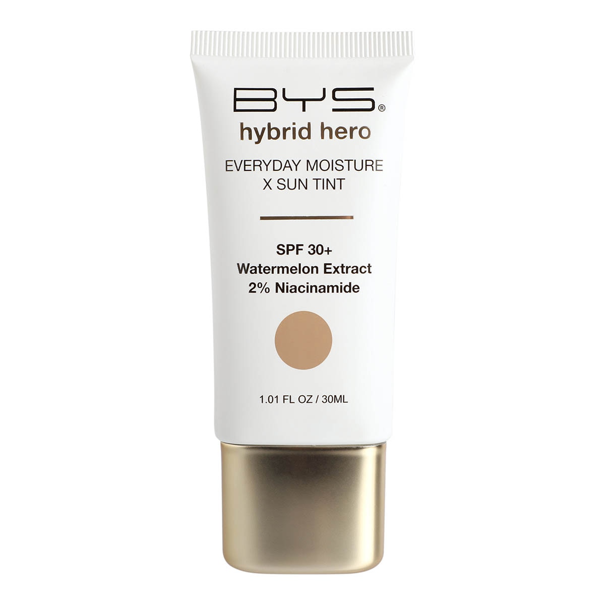 Tinte con Protección Solar Natural Beige Hidratante Diario Hybrid Hero Bys
